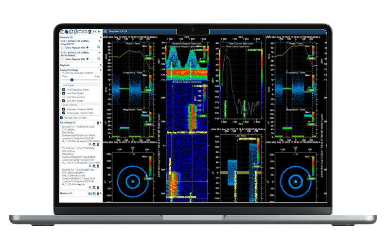DeepView | RF Spectrum Analyzer software | CRFS